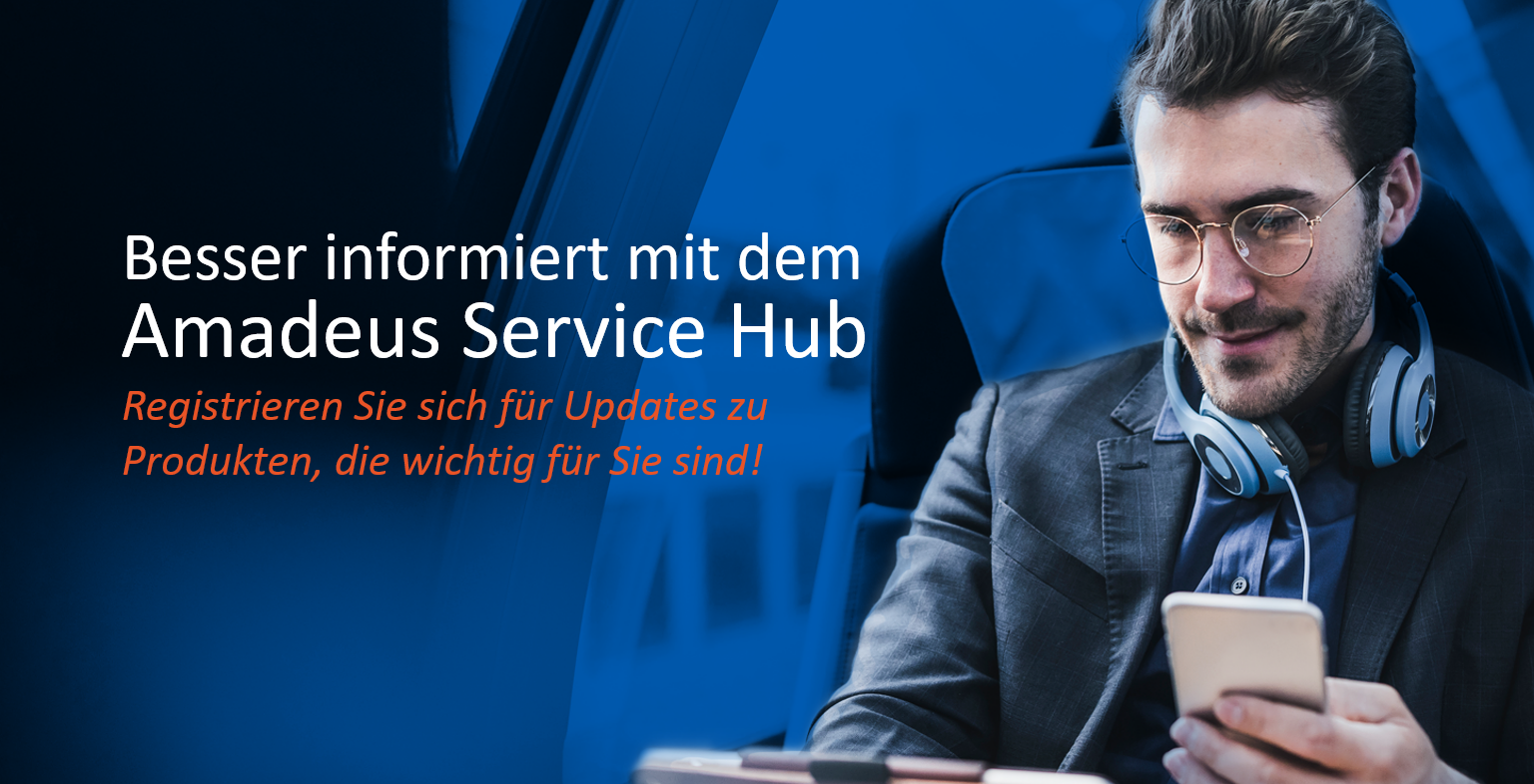 Amadeus Service Hub - Registrierung